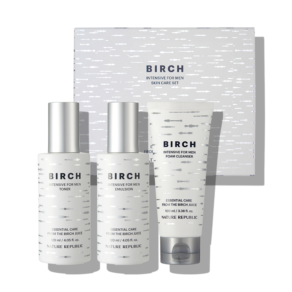 BIRCH INTENSIVE FOR MEN Skincare Set – NATURE REPUBLIC