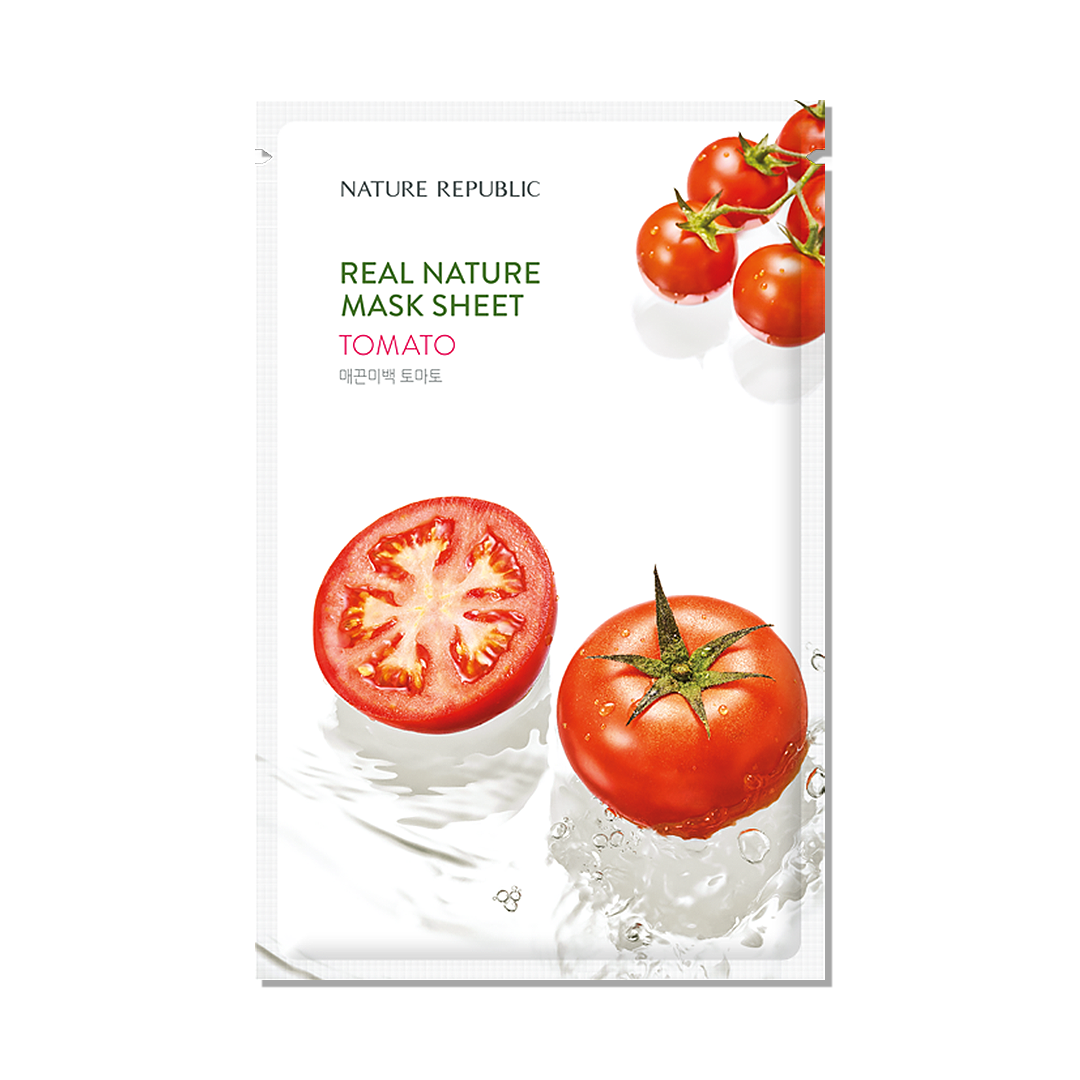 REAL NATURE Tomato Mask Sheet – NATURE REPUBLIC