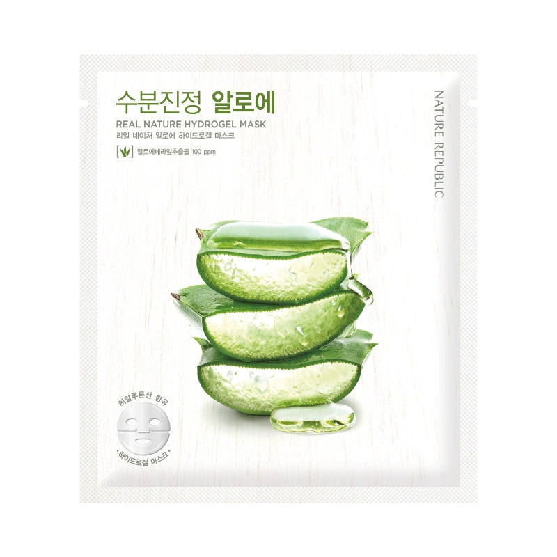 REAL NATURE Aloe Hydrogel Mask Sheet – NATURE REPUBLIC